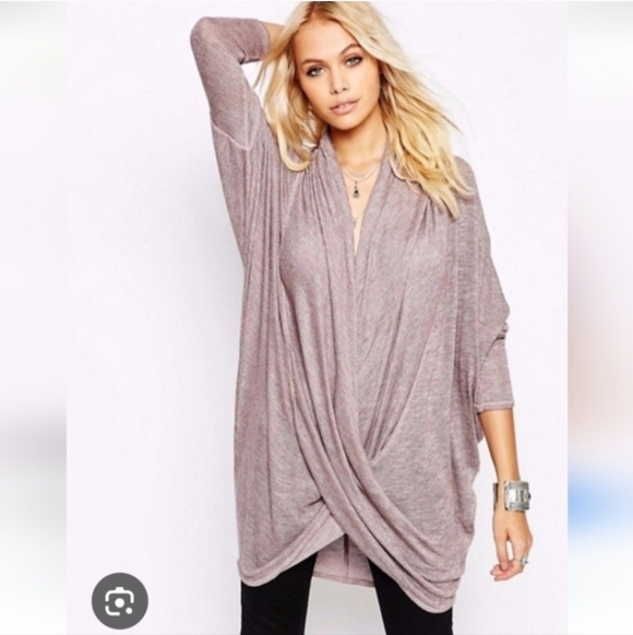 Cato | Tops | Cato Soft Lavender Draped Tunic | Poshmark